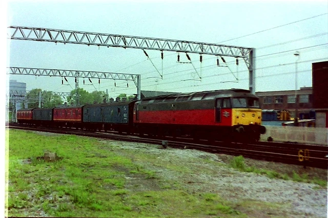 35MM RAILWAY COLOUR Negative Class 47 543 at Stoke on Trent £1.95 ...
