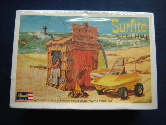 REVELL ED ROTH Surfite with Tiki Hut Kit Kit #H-1240 Factory Sealed $17 ...