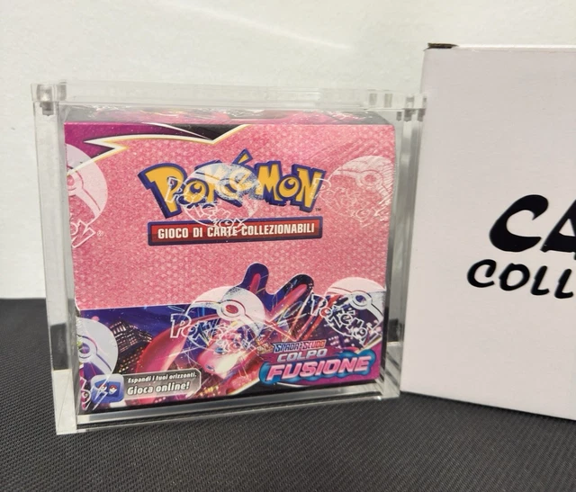POKEMON COLPO FUSIONE Box 36 Bustine Ita + Teca Magnetica Cards ...