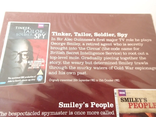 TINKER TAILOR SOLDIER Spy Smileys People BBC 4 DVD 1970s Drama Series ...