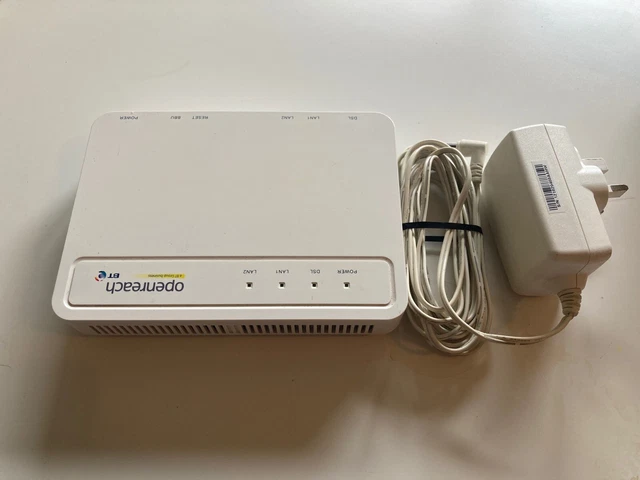 BT OPENREACH ECHOLIFE HG612 Fibre VDSL FTTC NTE 3B Broadband Modem ...