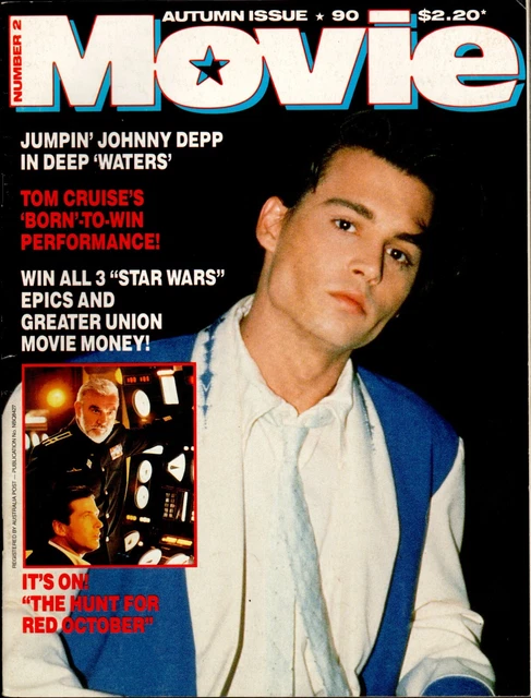 MOVIE MAGAZINE - Number 2, 1990 - Australian cinema magazine - Johnny ...