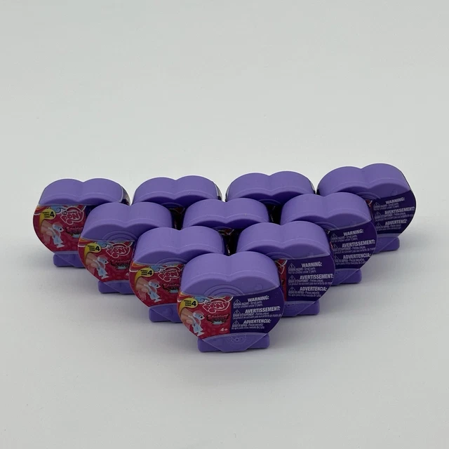 🌈 MIS PEQUEÑOS Ponis Squish Pops Serie 4 En Contenedor De Corazón Lote ...