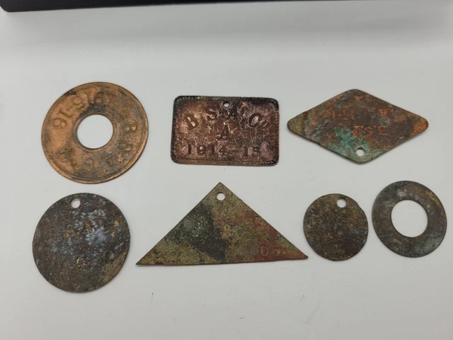 BRITISH SOUTH AFRICA COMPANY HUT TAX TOKENS x 7 £50.00 - PicClick UK