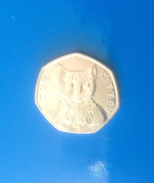 RARE TOM KITTEN 50p Coin - Beatrix Potter 2nd Series 2017 £2.99 ...