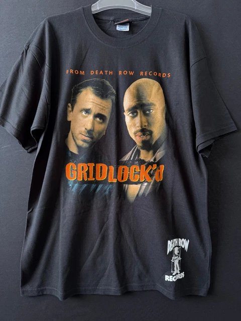 DEATH ROW RECORDS Black Shirt 2005 Gridlock'd Tupac Shakur Tim Roth ...