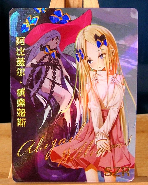 ABIGAIL WILLIAMS FATE FGO CARTE RARE SZR Goddess Anime Signature Waifu ...