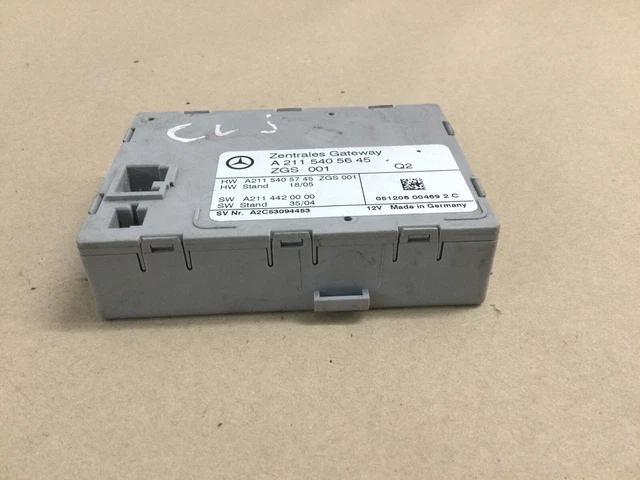 MERCEDES CLS E Class W219 W211 Central Gateway Control Module Ecu ...