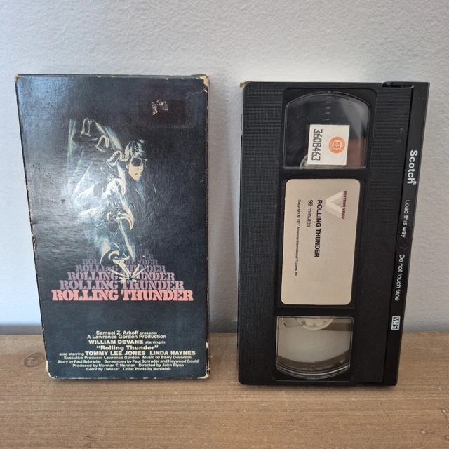 1977 ROLLING THUNDER movie VHS tape, 1990 Video Treasures $14.99 ...