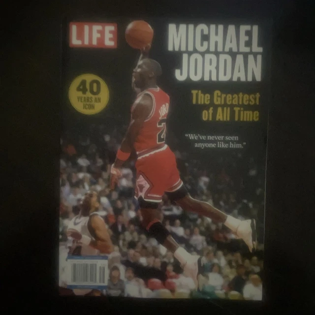 MICHAEL JORDAN: LIFE Magazine 2025 ~ The Greatest Of All Time ~ 40 ...