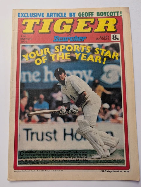 TIGER AND SCORCHER Comic 11th March 1978, IPC Magazines. £5.49 ...