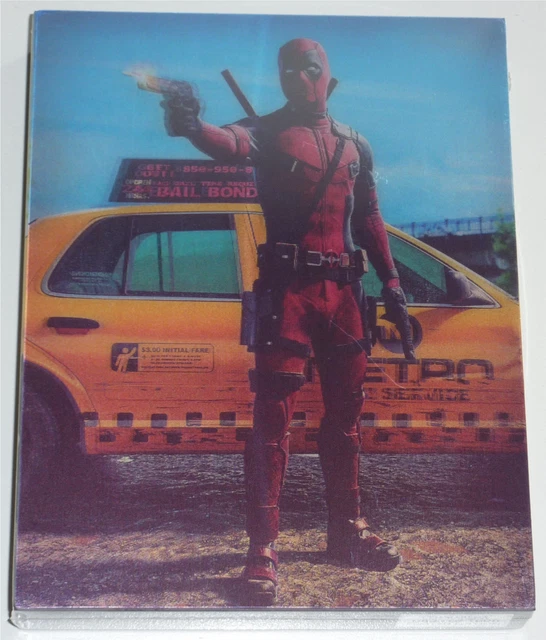 DEADPOOL FILMARENA LENTICULAR Full-Slip Blu-Ray Steelbook Neu & Ovp New ...
