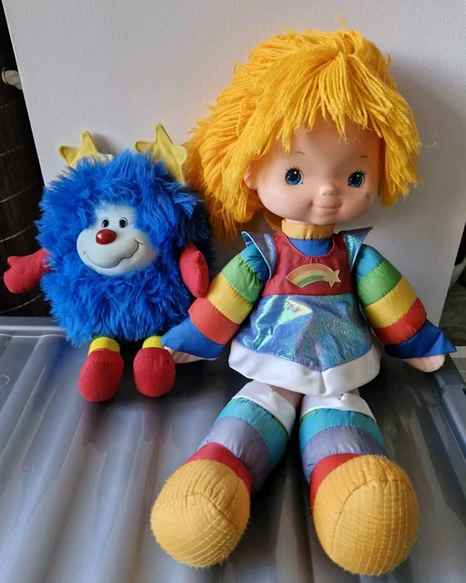 VINTAGE 1983 RAINBOW Brite Doll And Blue Sprite Soft Toy Hallmark Cards ...