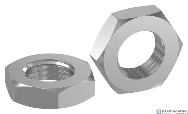 TUERCA HEXAGONAL DE acero inoxidable M24, forma plana, A2 | STEINBACHER ...