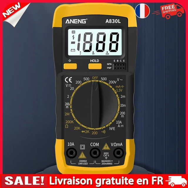 # A830L DIGITAL Multimeter Amper Gauge Buzzer Measuring Instruments ...