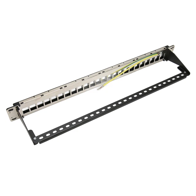 CAT5E PATCH PANEL With 24 Ports CAT6 Rackmount Panel For 19 Inch Rack ...