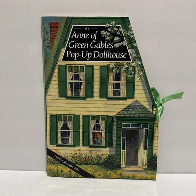 ANNE OF GREEN Gables Pop-Up Doll House Key Porter Books Vintage W/ 5 ...