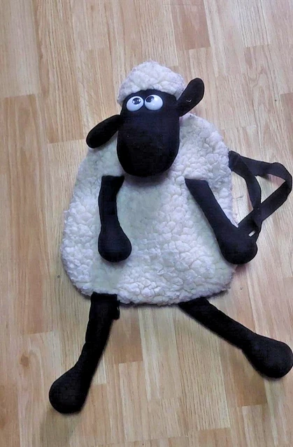 WALLACE & GROMIT 1989 Shaun The Sheep Plush Backpack £10.00 - PicClick UK