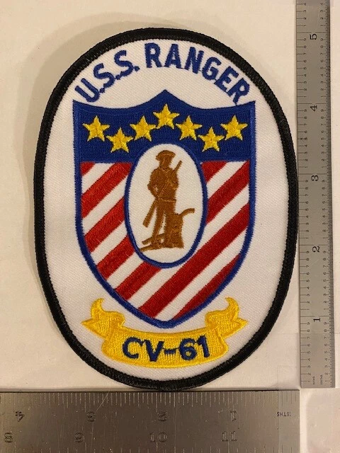 ORIGINAL/AUTHENTIC US NAVY'S USS RANGER (CV-61) SHIP Patch (old) £29.63 ...