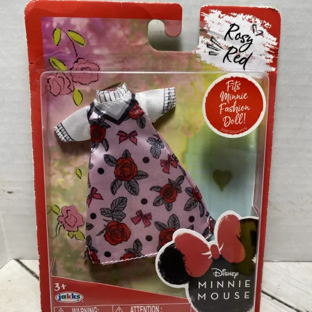 Disney Minnie Mouse Fashion Doll Fashion Pack Rosy Red Dress 1326 Picclick Au