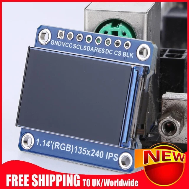 MODULO DISPLAY TFT 1,14 pollici 3,3 V ST7789 TFT modulo display colorato per Arduino EUR 6,75 ...