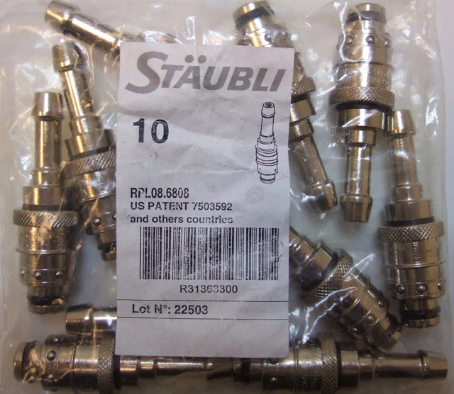 STAUBLI RPL 08 Water Connector Nipple RPL08.6808 New Bag of 10 Bargain ...