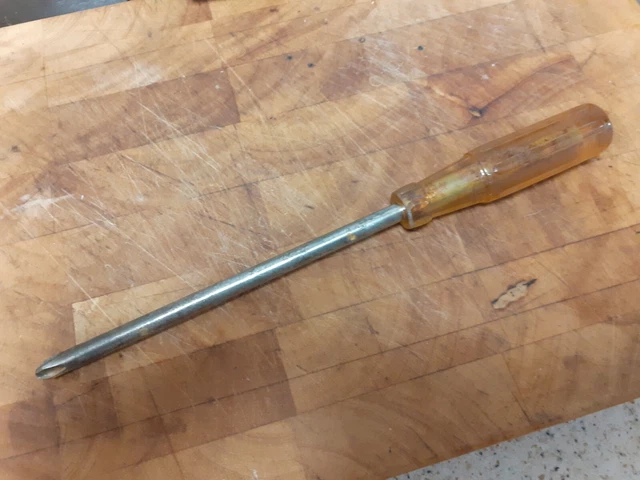 VINTAGE STEADFAST SCREWDRIVER, Philips Head X3 - 6, Length 10" £6.99 ...