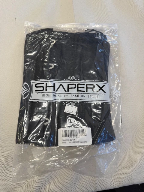 SHAPERX LADIES BLACK Corset Shapewear 2XL CG W28 £6.39 - PicClick UK