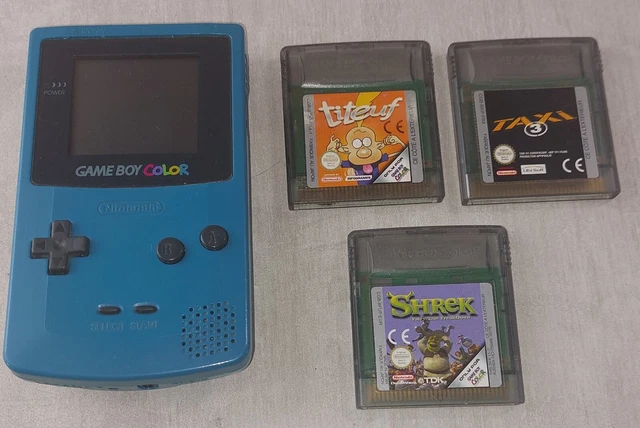 ANCIENNE CONSOLE NINTENDO Game Boy Color, CGB-001 + jeux EUR 89,99 - PicClick FR