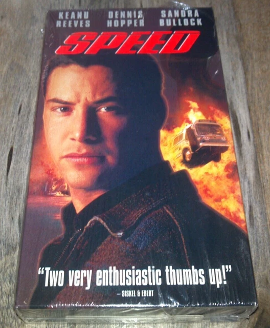 SPEED VHS TAPE 1994 Keanu Reeves, New Sealed Dennis Hopper/Sandra ...