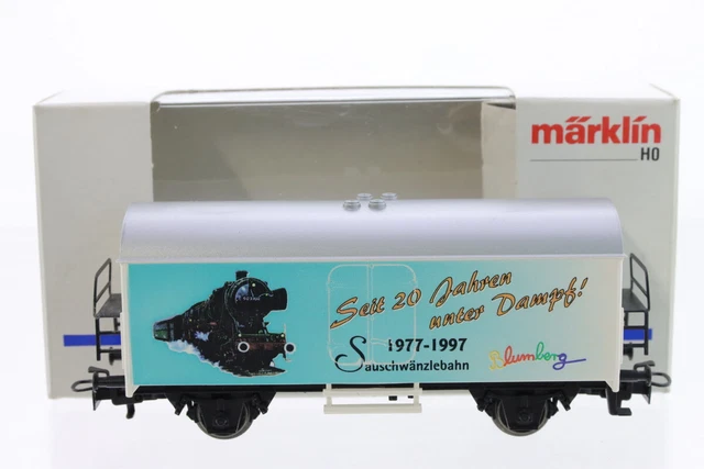 H0 MÄRKLIN KÜHLWAGEN 20 Jahre Sauschwänzlebahn Güterwagen AC boxcar +OVP/N15 EUR 4,99 - PicClick DE