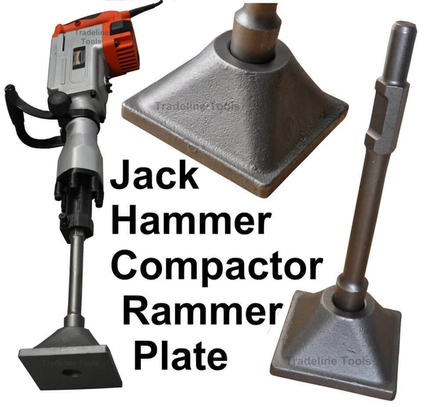 JACK HAMMER COMPACTOR Rammer Plate. Tamper. Packer. Concrete Landscaper ...