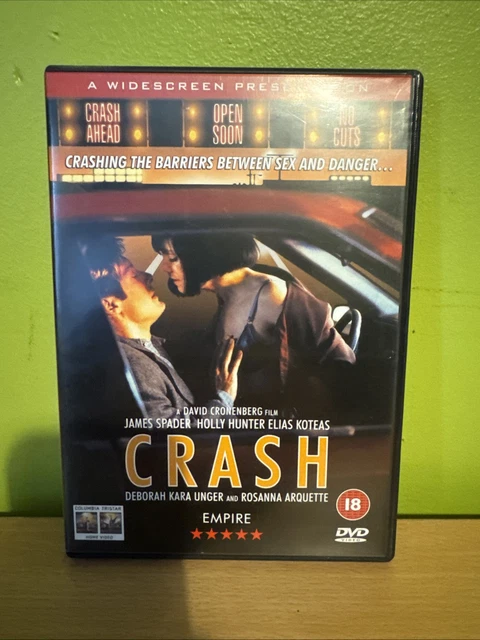 CRASH [DVD], VERY Good DVD, James Spader,Holly Hunter,Deborah Kara ...