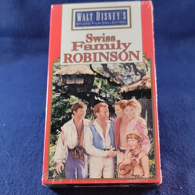 SWISS FAMILY ROBINSON (VHS) Studio Film Series Walt Disney SEALED £7.46 ...