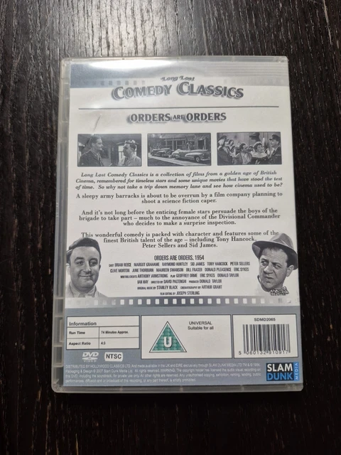 ORDERS ARE ORDERS (Sid James) & Make Me an Offer (Peter Finch) - DVD ...