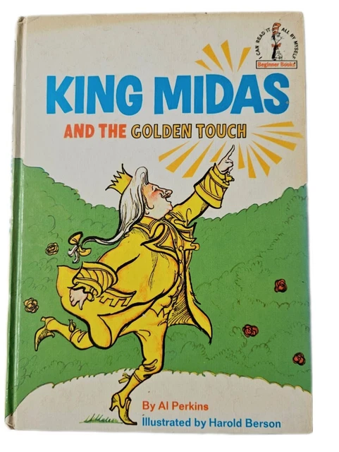 KING MIDAS AND The Golden Touch By Al Perkins Dr Seuss Beginner Book ...
