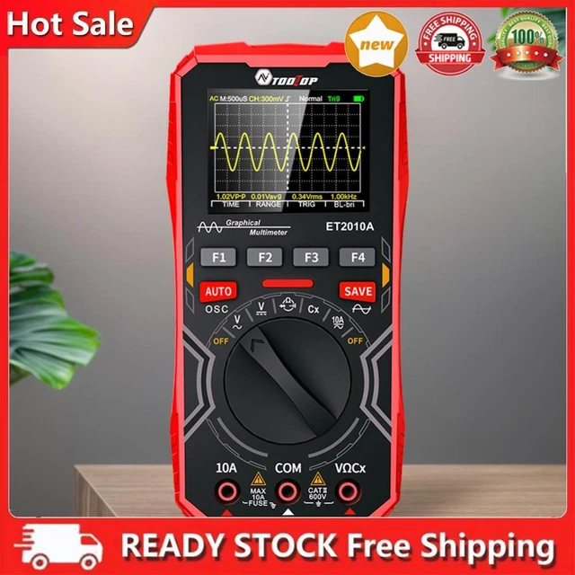 2.5MSPS AUTOMATIC TRUE RMS Multimeter 4000 Count Digital Oscilloscope ...