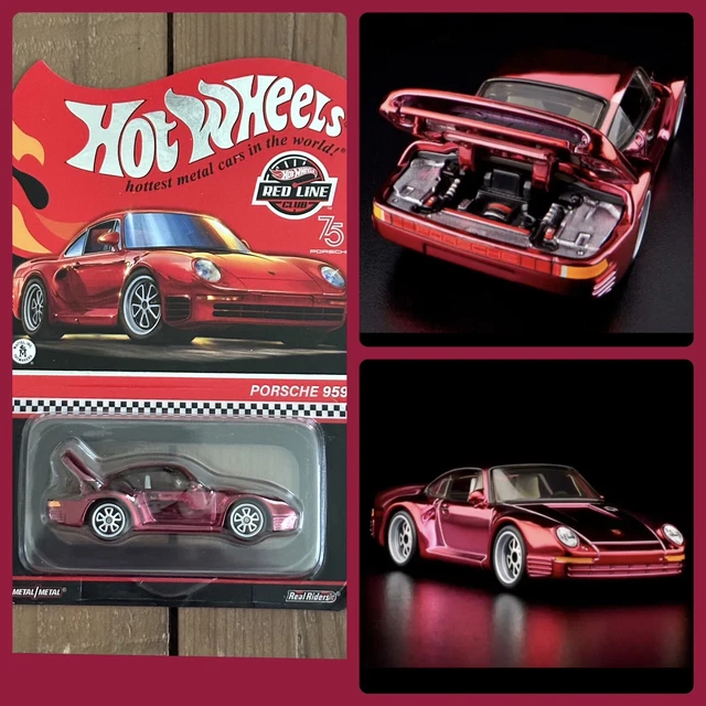 HOT WHEELS COLLECTORS RLC Exclusive 1986 Porsche 959 Spectra Rouge HGK85 EUR 56,68 - PicClick FR