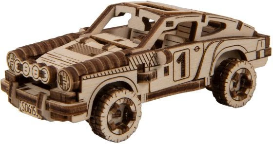 WOODENCITY WOODEN FIGURES Superfast Series Rally Car Porsche 3D Puzzle ...