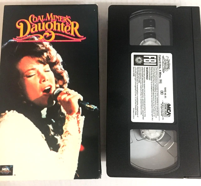COAL MINER'S DAUGHTER Sissy Spacek VHS tape Ships Same Day With ...