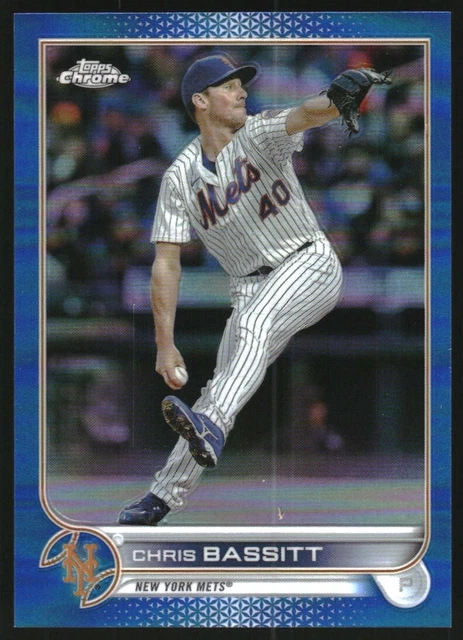 2022 TOPPS CHROME Update réfracteurs bleus #USC179 Chris Bassitt /199 ...