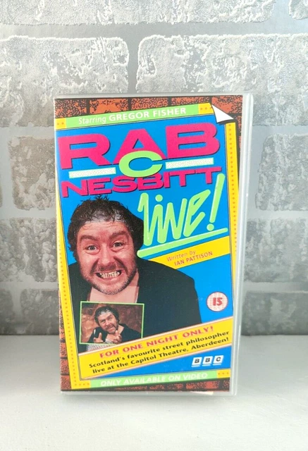 RAB C NESBITT LIVE One Night Only 1992 VHS Video Tape SEALED Cert 15 ...