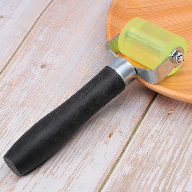 RUBBER SEAM ROLLER Stick Mural Pressure Application Rolling Wheel $11. ...