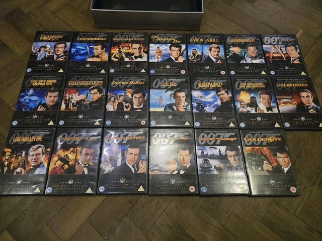 007 JAMES BOND Ultimate Edition Collection 20 Films DVD Boxed Set. VGC £13.20 - PicClick UK