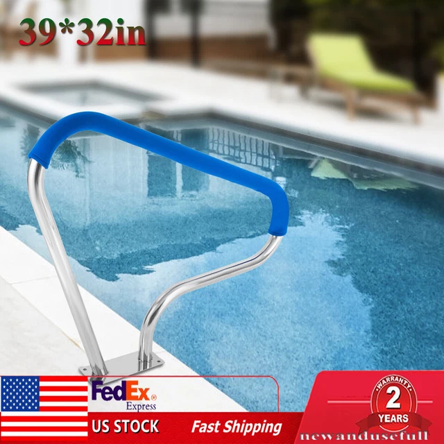 STAINLESS STEEL SWIMMING Pool Hand Rail Rustproof Stair Grab Stair ...