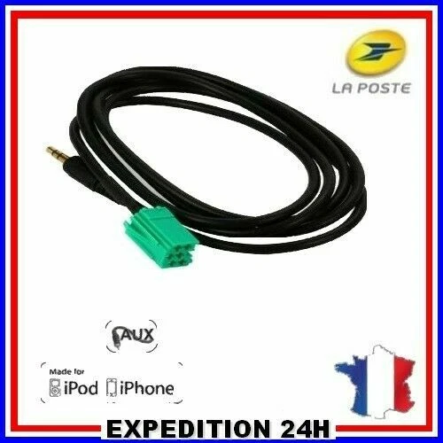 RENAULT MEGANE SCENIC Clio Laguna Modus AUX Jack Update List Aux Cable ...