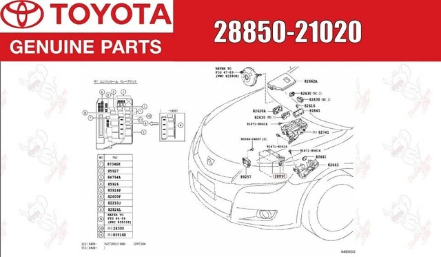 TOYOTA GENUINE VERSO AUR2#,ZGR2# Sensor assy, Battery current 28850 ...