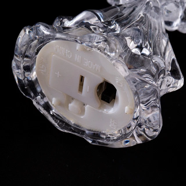 CRYSTAL WING LED Light Angel Colorful Angel LED Night Lamp Bedside £3. ...