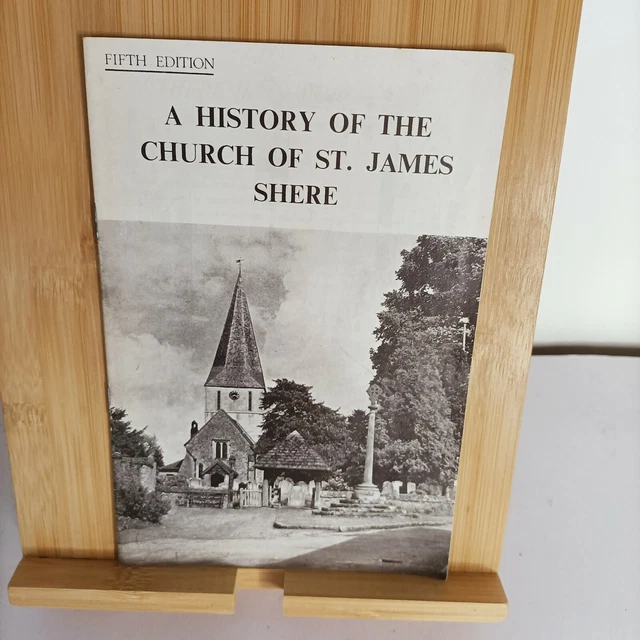 A HISTORY OF The Church Of St James Shere Vintage Booklet Leaflet Guide ...