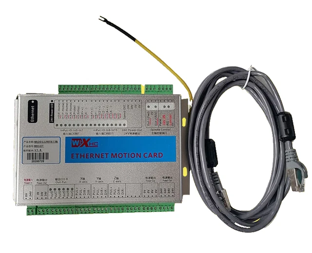 3 AXIS MACH3 CNC Controller Board Ethernet Motion Card Ethernet Port ...